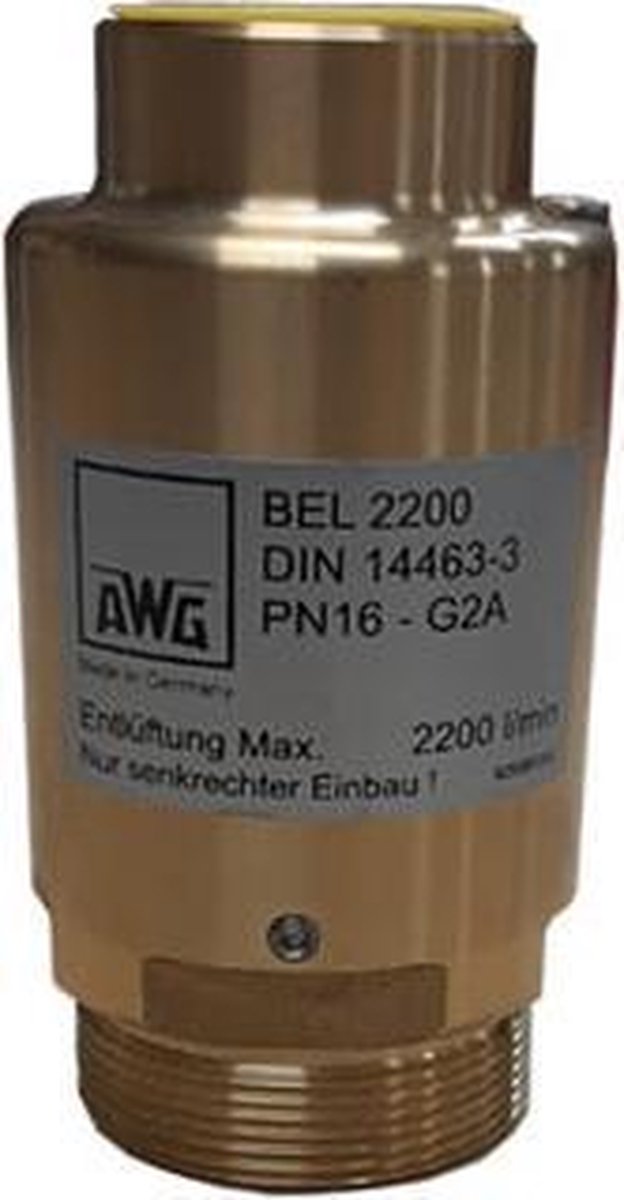 Automatische be/ontluchter droge blusleiding | bol