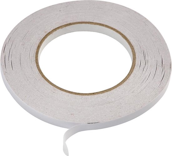 Dubbelzijdig Plakband, B: 9 mm, 6x50 m/ 1 doos | bol