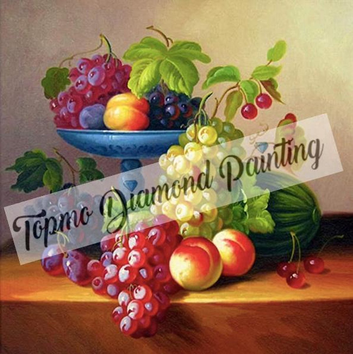 TOPMO diamond painting- Fruit - stilleven- 40X50CM- Diamond painting ...