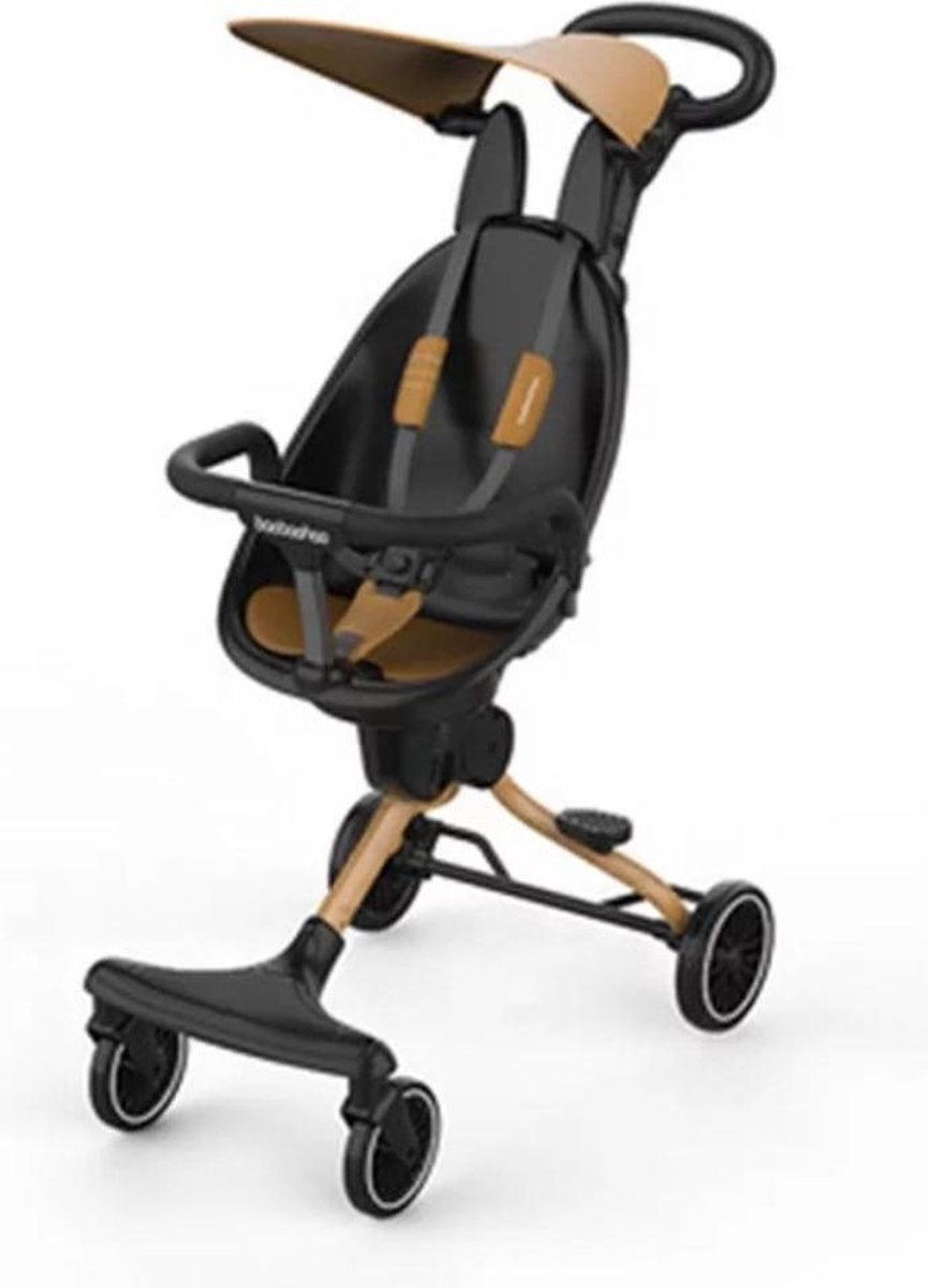 Kinderbuggy|kinderwagen|lichtgewicht|opvouwbaar|multifunctioneel|bruin ...