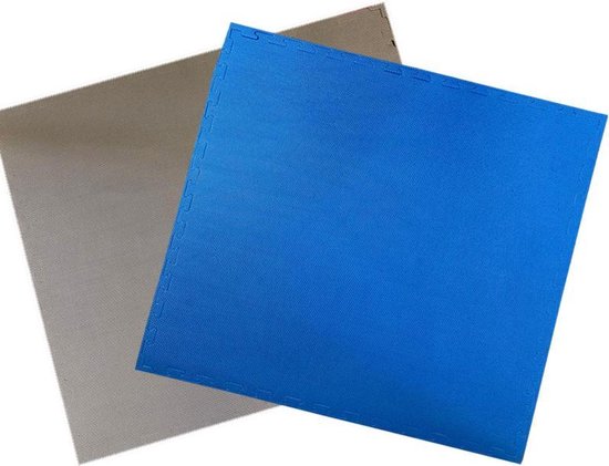 EVA Foam vechtsport puzzeltegel Antr./Blauw | 100x100cm | 2,5cm dik ...