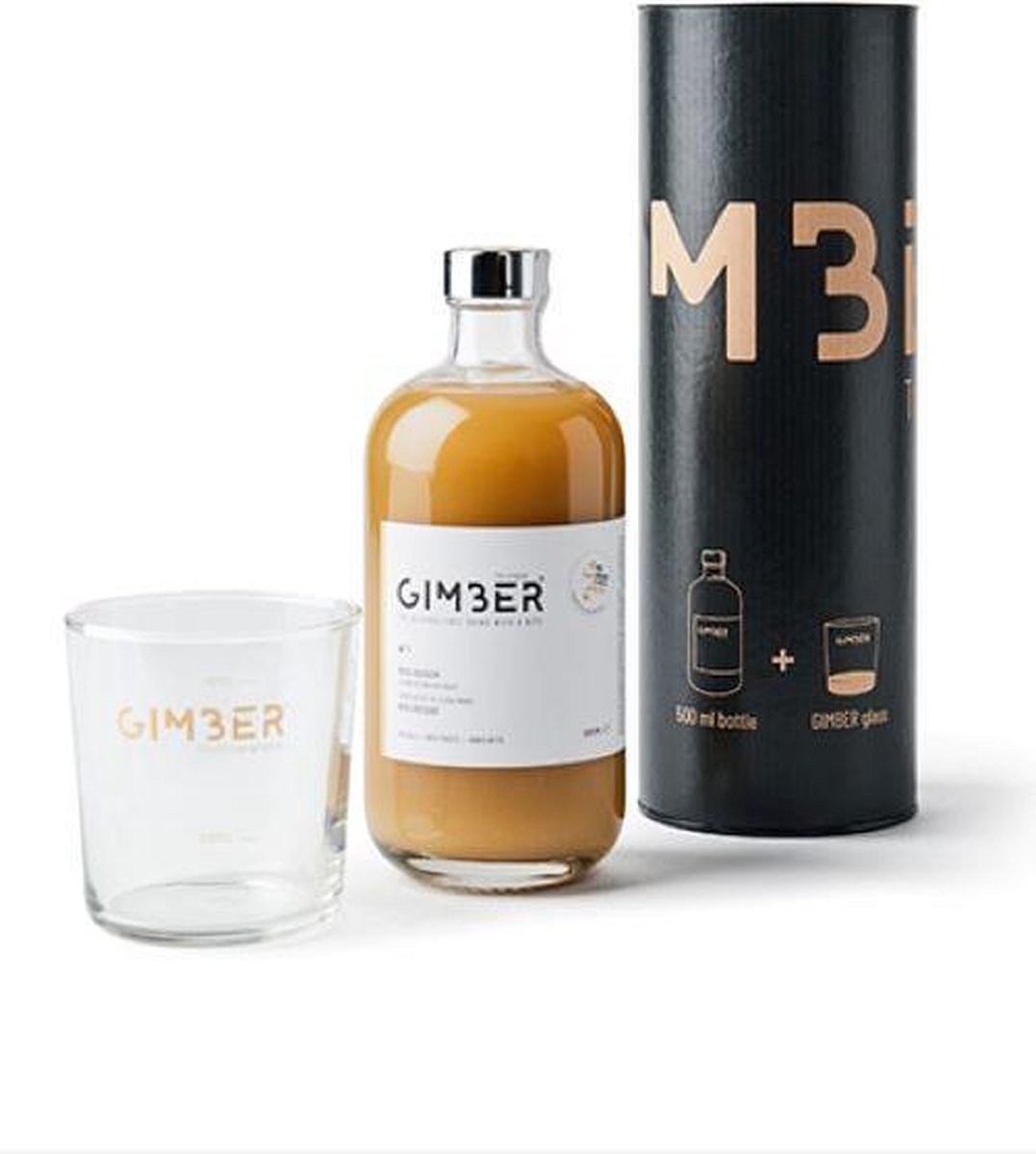 Gimber Koker - 1 GIMBER glas + 500ml Limonade | bol.com