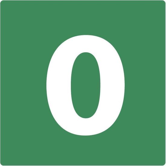 Niveau 0 sticker 100 x 100 mm | bol