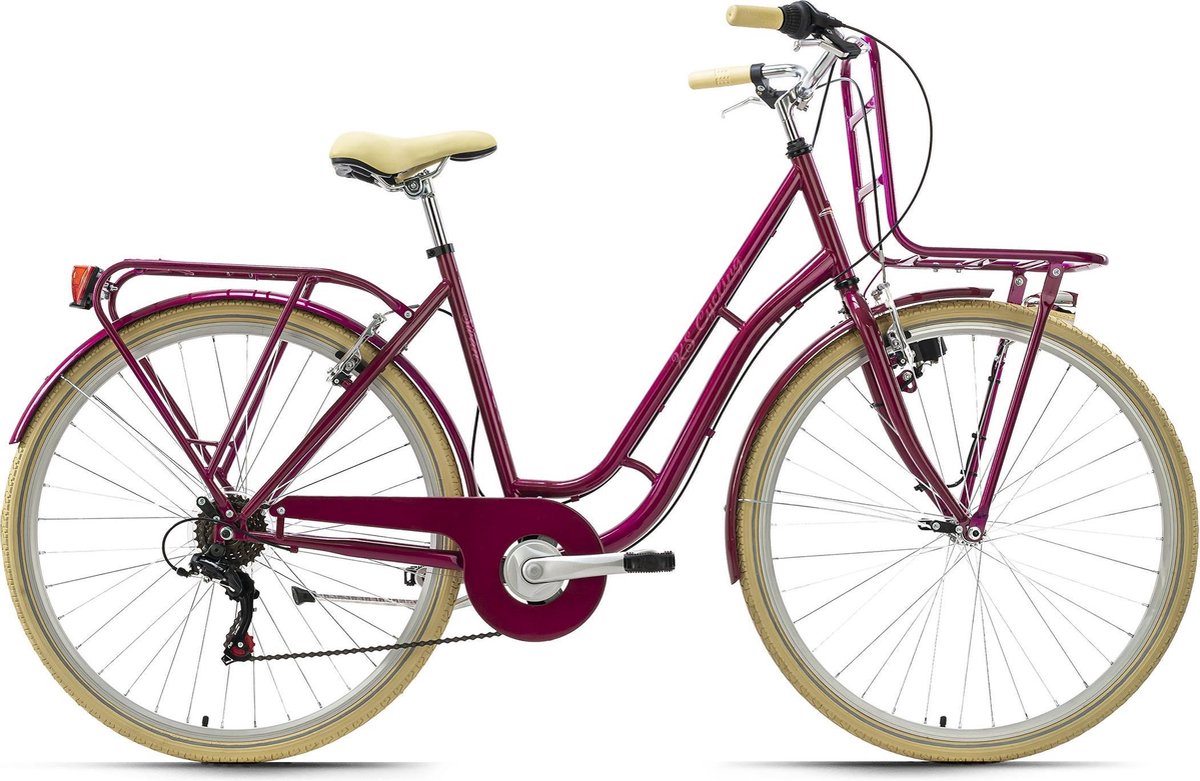 Ks Cycling Fiets Stadsfiets 28 inch Swan 6 versnellingen roze - 48 cm ...