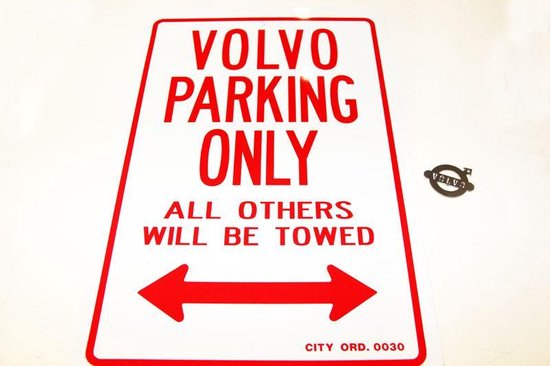 Volvo Parking only bord | bol