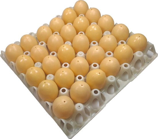 Kunststof Eiertray - 30 kippeneieren per tray - eiermaat M+L - 10 trays ...