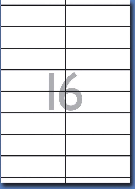 Decadry Etiketten / Labels 105 x 35mm - 100 vel | bol