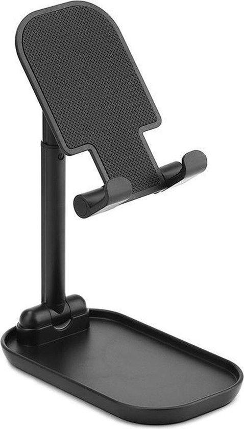 zwart-Telefoon Houder | STABIEL | STIJLVOL | UNIVERSEEL | Verstelbaar ...