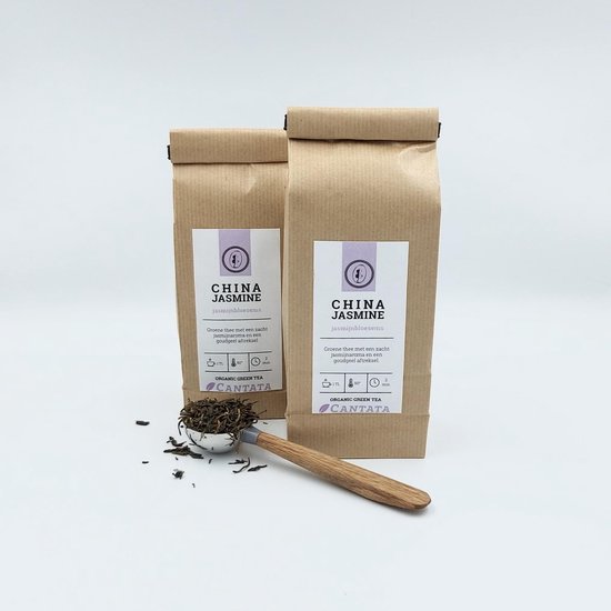 Bio groene thee (jasmijn) - 250g losse thee | bol