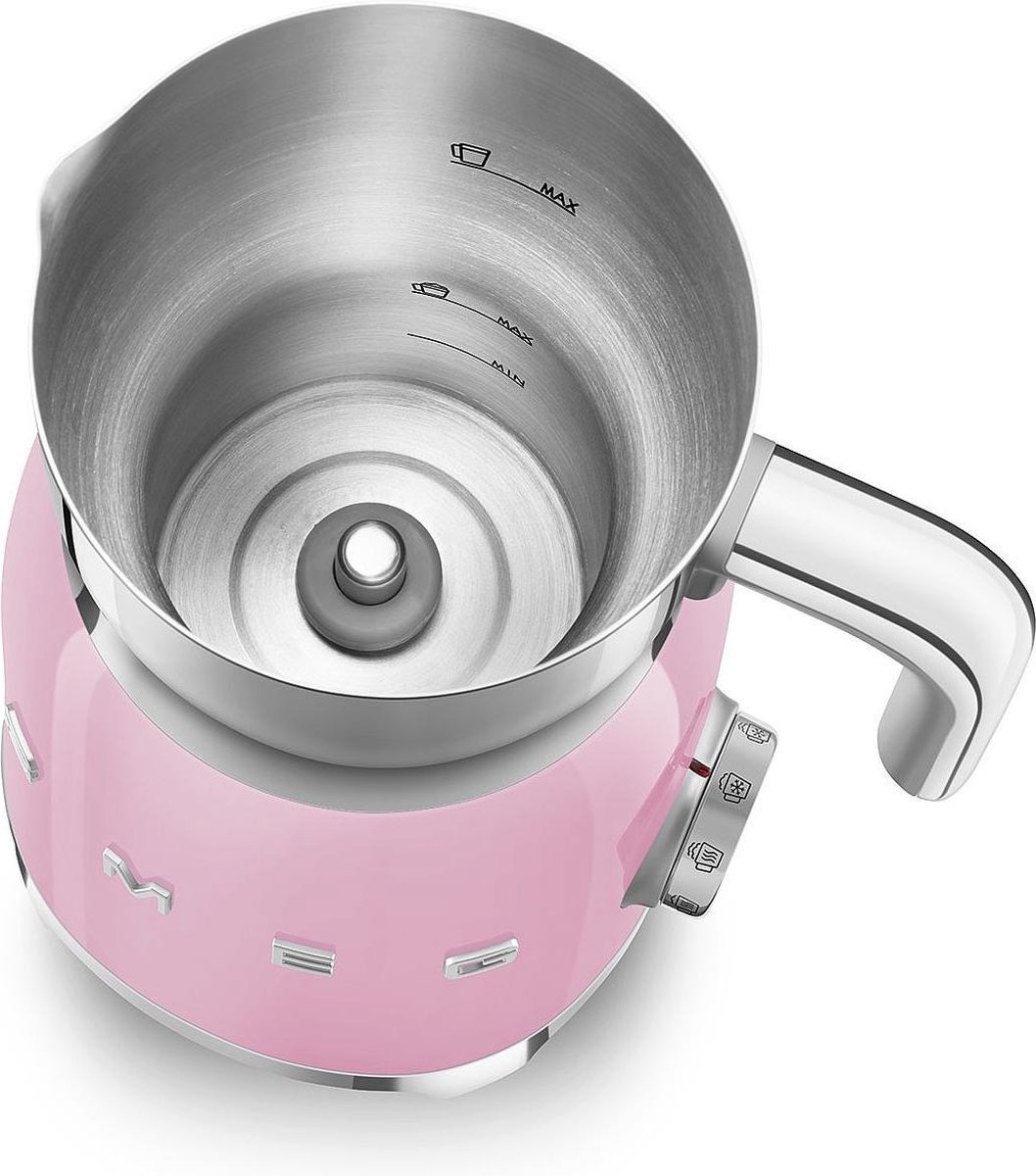 SMEG MFF01PKEU - Melkopschuimer - Roze - 6 functies | bol.com