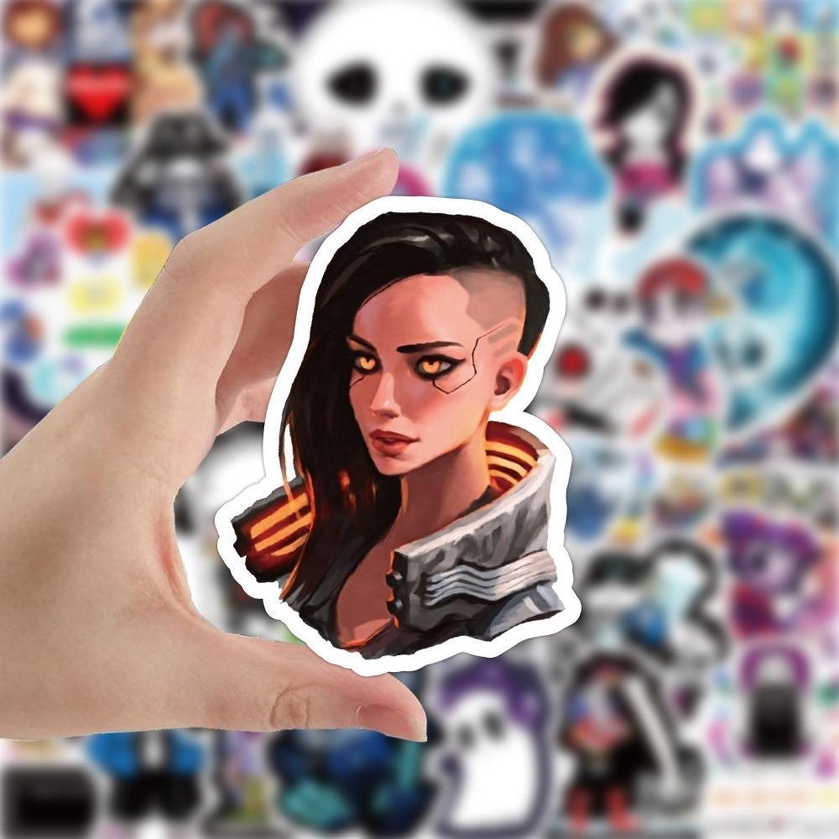 Cyberpunk 2077 - Cyberpunk 2077 Sticker - 50 stuks - Cyberpunk 2077 ps4 ...