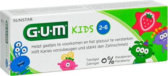 Sunstar Gum - Tandpasta Kids - 2/6 jaar - 50ml | bol