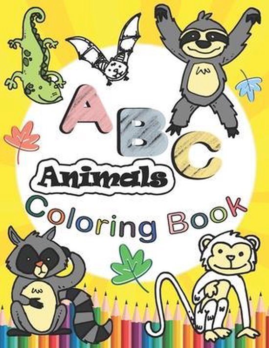 ABC Animals Coloring, Tony Ammy | 9798592621178 | Boeken | bol.com