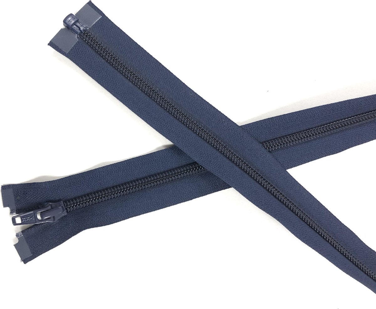 YKK rits, Deelbaar spiraal rits 85 cm Donkerblauw | bol.com