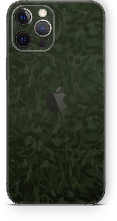 iPhone 12 Pro Max Skin Camouflage Groen - 3M Sticker | bol