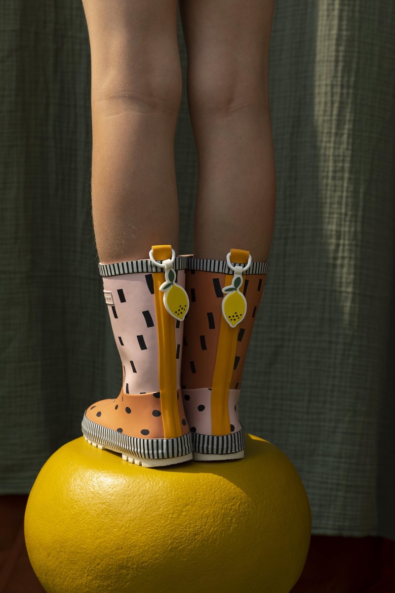 Sticky lemon - Rain boots - pink + faded orange - 30 | cadeau ...