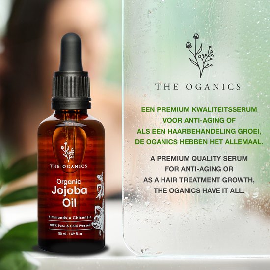 The Oganics -Jojoba Olie 100% Puur-Natuurlijk & Koudgeperst| Voedt ...