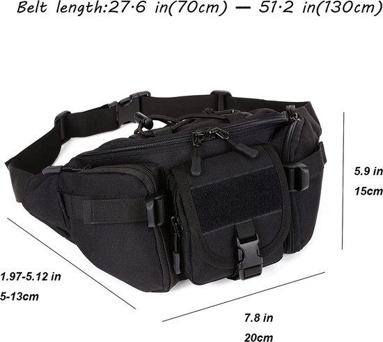 Wandel heuptas - Dames Heren - Reisheuptas - 1000D Nylon | bol