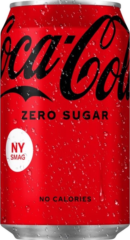 Coca cola zero (DK) | Blik 24 x 33 cl | bol.com