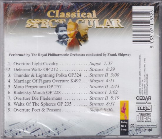 Classical Spectacular - Strauss II, Mozart, Suppe - Royal Philharmonic ...