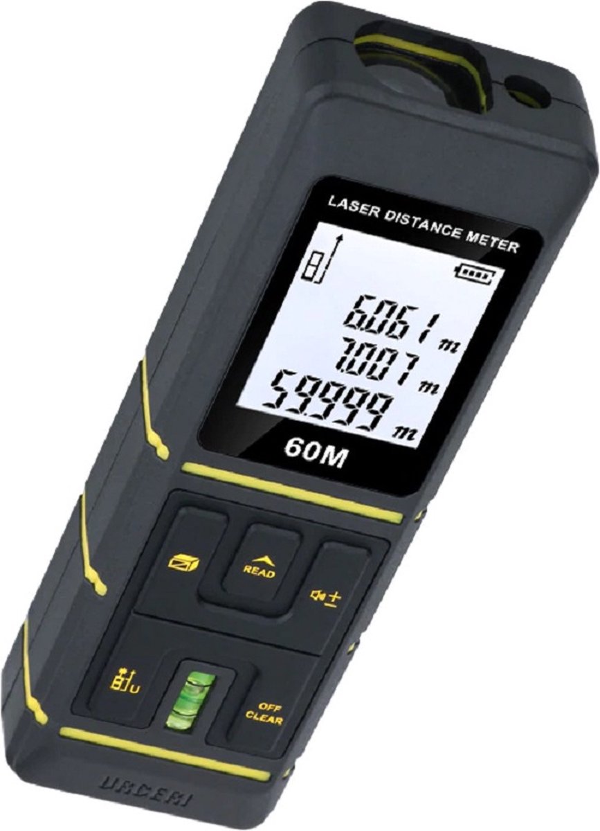 Laser Afstandsmeter - Laser Waterpas - 60 meter bereik - Oppervlakte ...