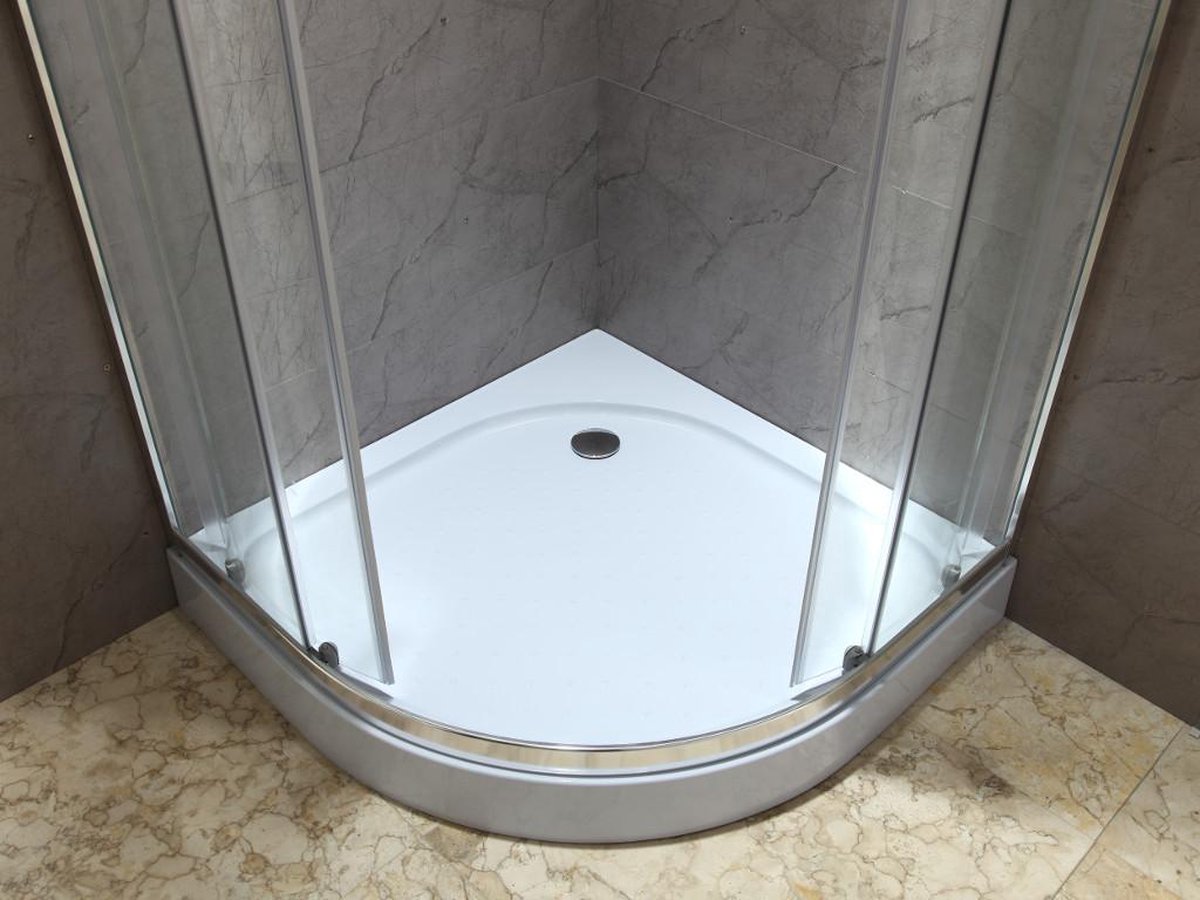 Vente-unique Hoekdouchecabine MILOA - 80 x 80 cm L 80 cm x H 192 cm x D ...