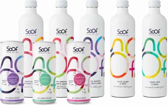 Soof Drinks Citroen Munt Appel 340 ml | bol
