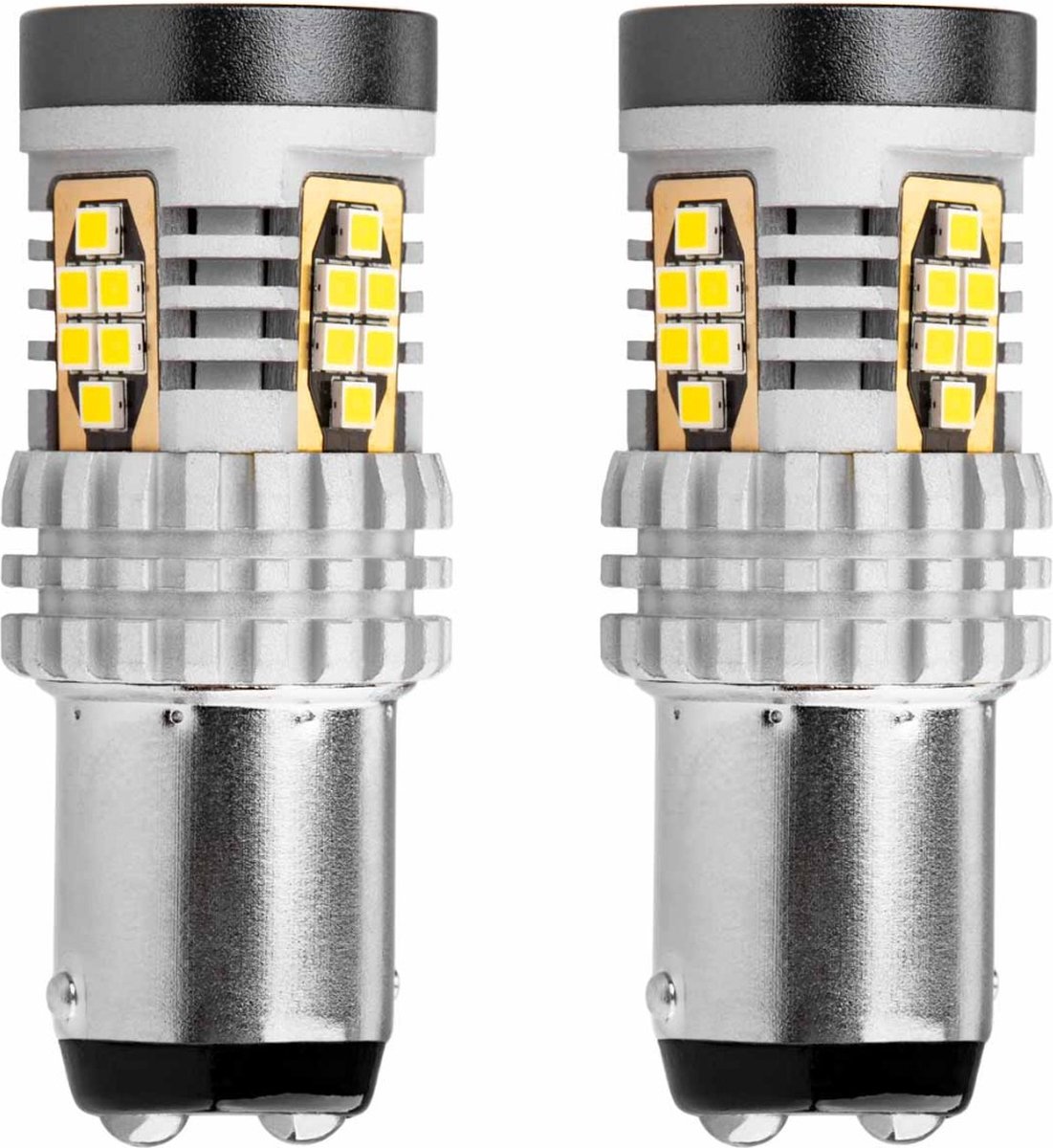 WIT - BAY15D - CANBUS - LED - 24SMD - 3020 - 12 / 24V | bol.com