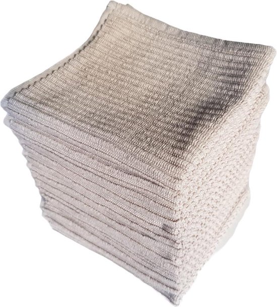 Livello Vaatdoek Sand - Set van 12 | bol.com
