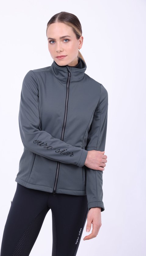 Euro-Star- Softshell Jas Fiorenza - Dark Castor - Maat L | bol.com