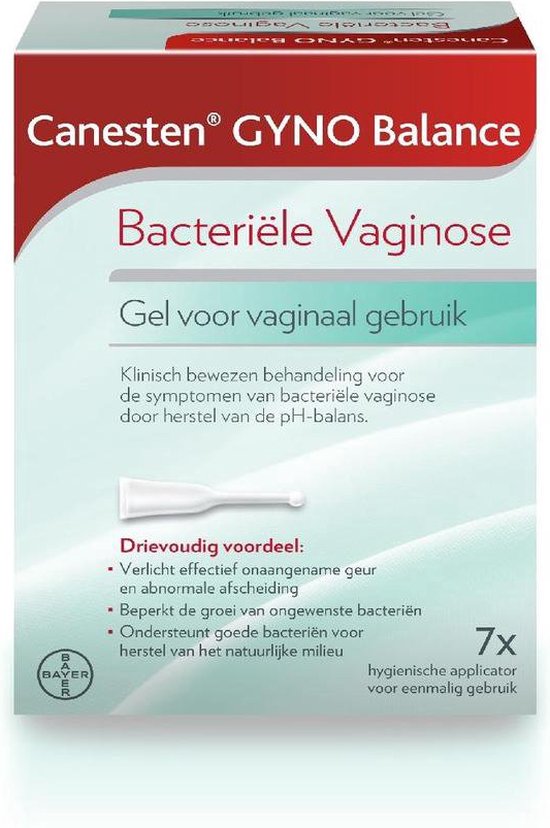 Canesten Gyno Balance Gel bij bacteriële vaginose, 7 stuks ...