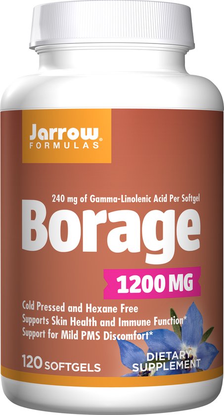 Borage GLA-240 120 softgels - gamma-linoleenzuur uit bernagie-olie ...
