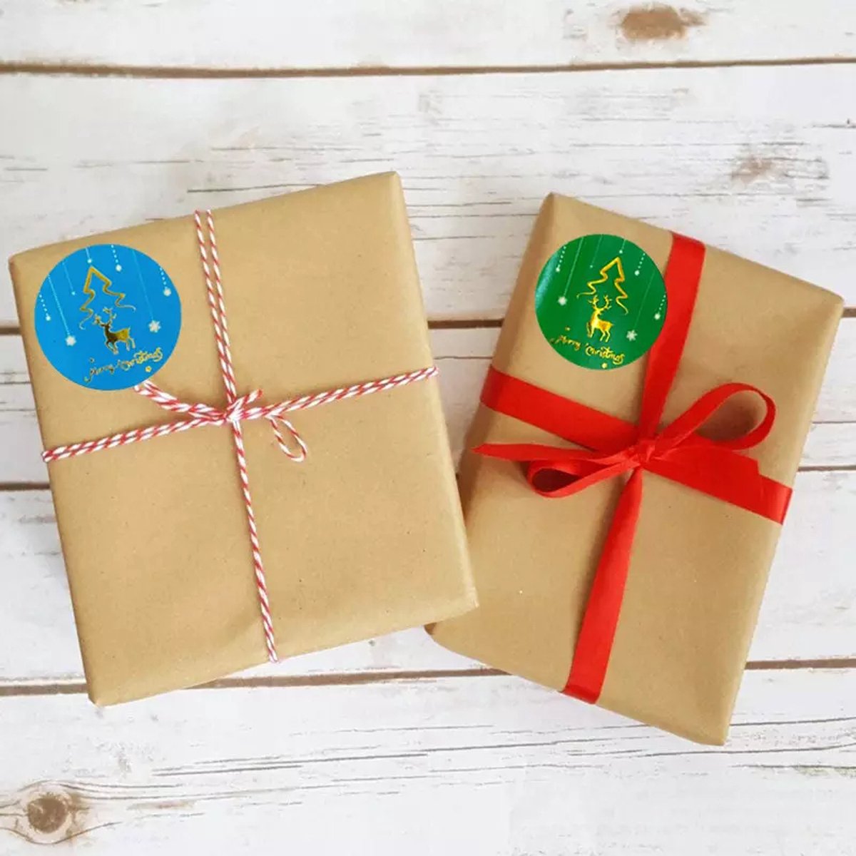 Kerststickers op rol - 500 stuks !! - Stickers Kerstmis - Sluitstickers ...