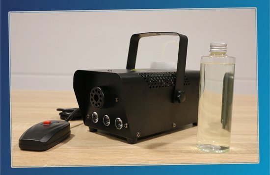 Rookmachine // 500W // Zwart // Inclusief flesje rookvloeistof ...