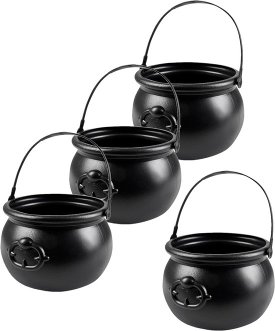 Boland Heksenketel - 4x - kookpot - 18 x 14 cm - halloween - verkleden ...