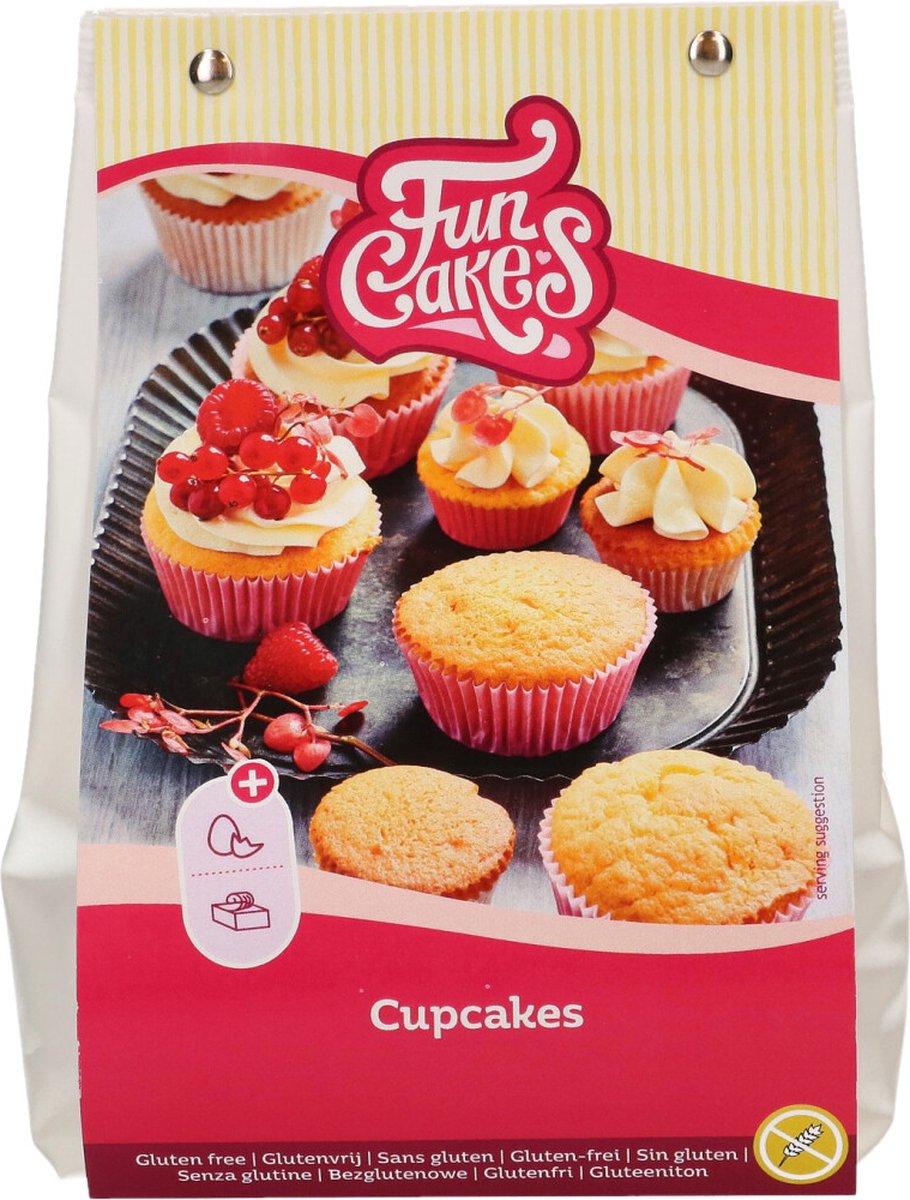 FunCakes Mix voor Cupcakes, Glutenvrij 500 g | bol.com