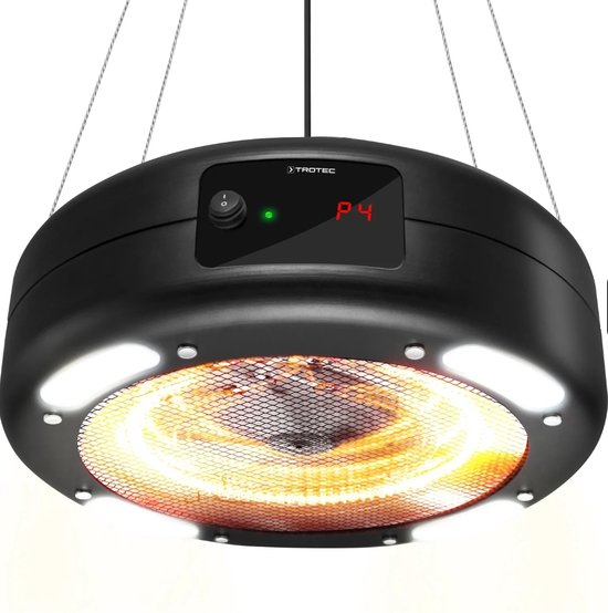 Coazy Plafondstraler | Plafondverwarmer met afstandsbediening & LED ...