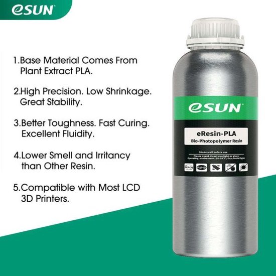 eSun - eResin PLA, Skin – 1kg | bol