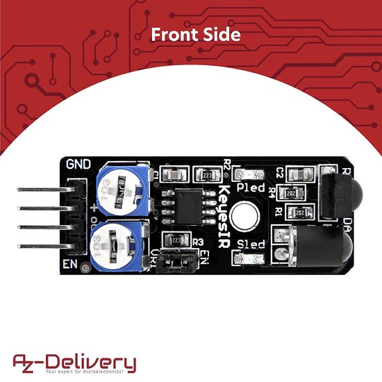 AZDelivery 3 x KY-032 IR Obstacle Sensor Module compatibel met Arduino Inclusief E-Book! | bol