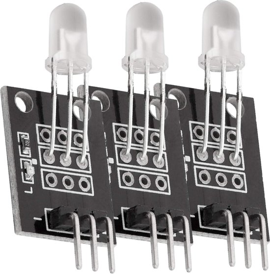 AZDelivery 3 x KY-011 Bi-Color LED Module 5mm compatibel met Arduino ...