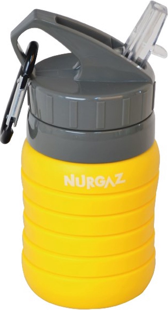 Siliconen Fles 750 ML GEEL - Opvouwbaar | bol.com