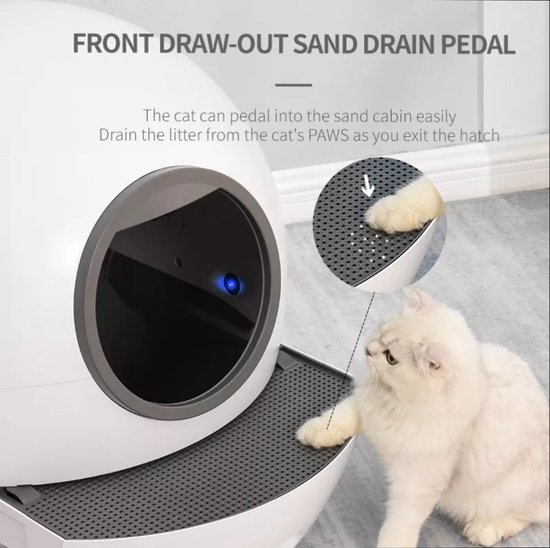 : Elspet wifi app Zelfreinigende kattenbak ultraviolet licht beweging ...