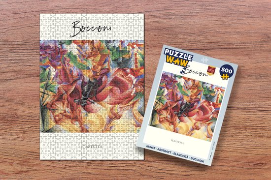 Puzzel Kunst - Abstract - Elasticità - Boccioni - Legpuzzel - Puzzel ...