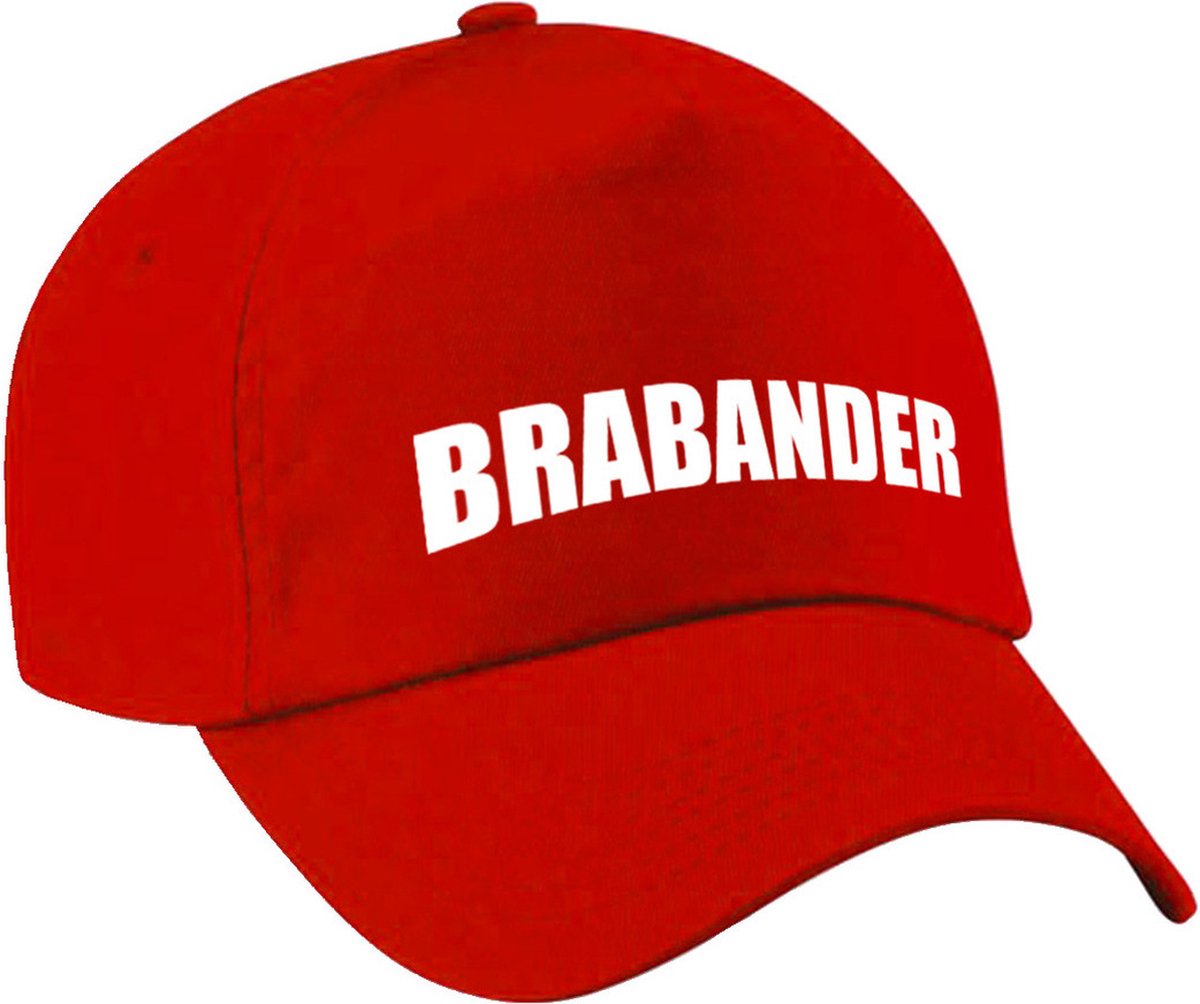 Brabander cap/pet rood voor dames en heren - Brabander provincie ...