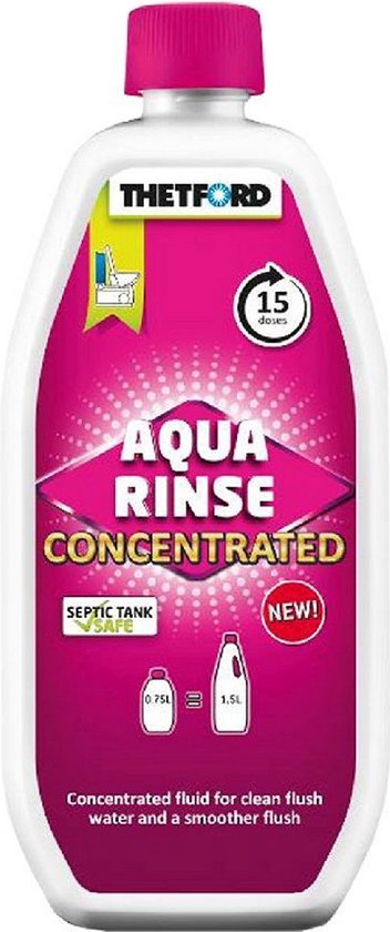 Thetford Aqua Rinse Concentrated Toiletvloeistof 750 ml | bol.com