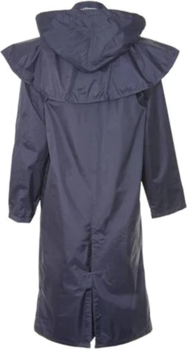 Navy Regenjas - Lange regenjas - Dames Regenjas Maat M | bol