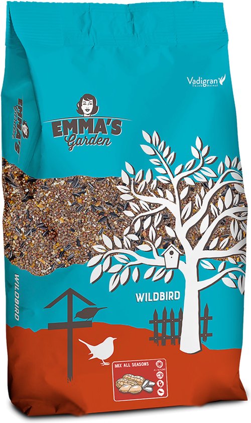 EMMA strooivoer mix all season - vogel - aanvullend voer - 20 kg | bol