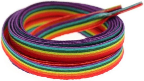 Beste Veters - Veters - Schoenaccessoires - Regenboog veters ...