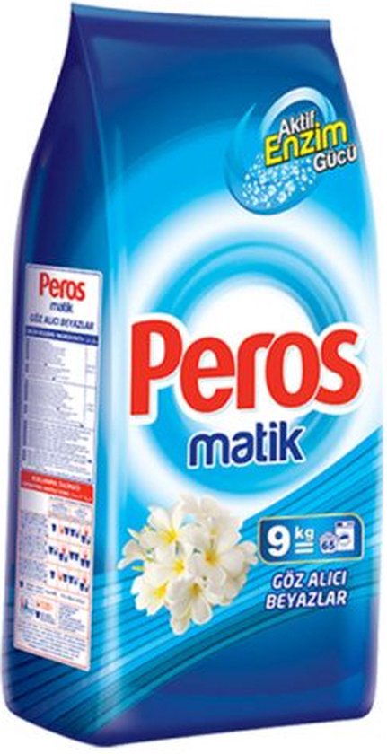PEROS MATIC 9 KG WHITE Waspoeder | bol