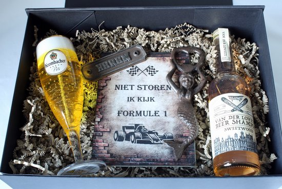 Giftbox Formule 1 - Cadeau mannen - Cadeau Formule 1 - Verjaardag ...